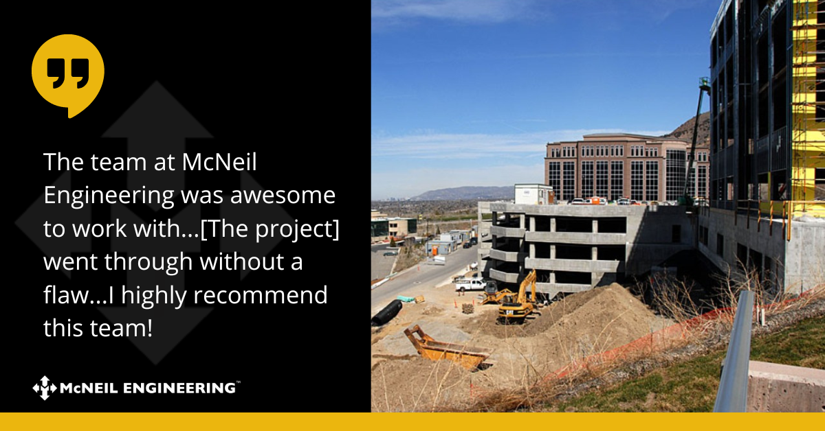 Thanks so much David! - McNeil Engineering