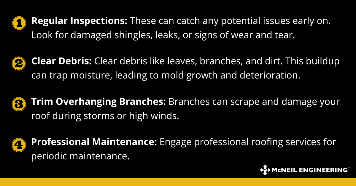 Keep your roof in shape - McNeil Engineering