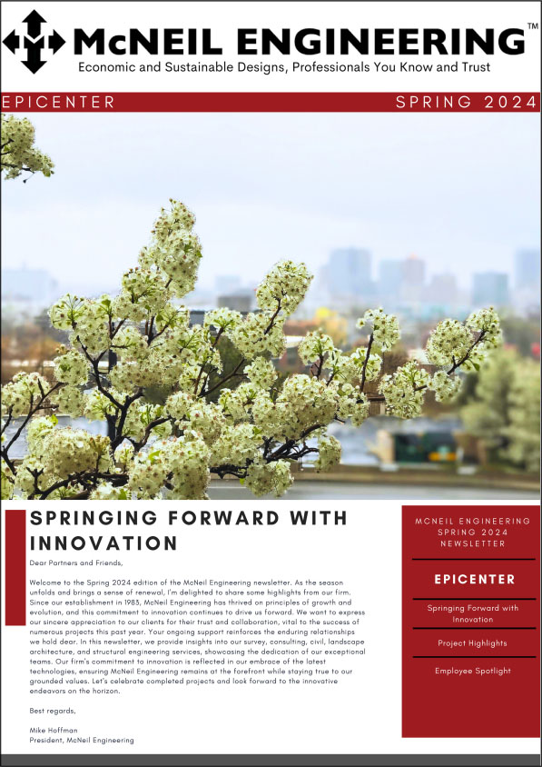 McNeil Engineering Epicenter Newsletter | Utah Engineers